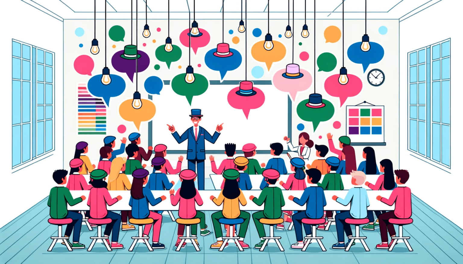 How the 'Six Thinking Hats' Enhances Classroom Discussions? | Edugage